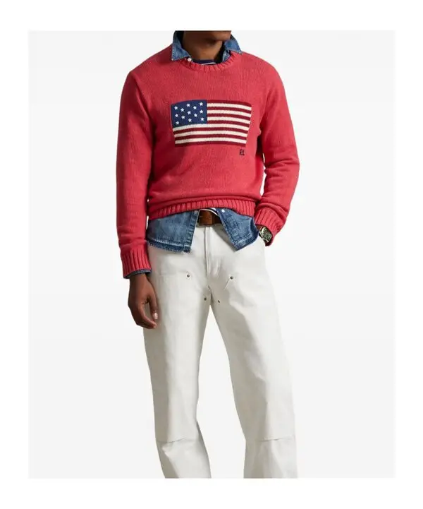 Polo Ralph Lauren Iconic Flag Crewneck Sweater