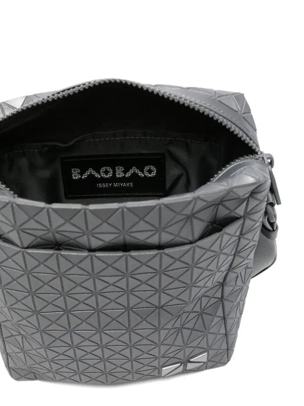 Issey Miyake Geometric Messenger Bag - Grey