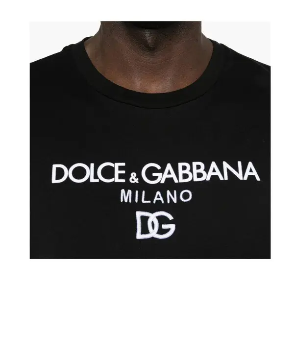Dolce & Gabbana Dolce Gabbana Logo Embroidered T-shirt