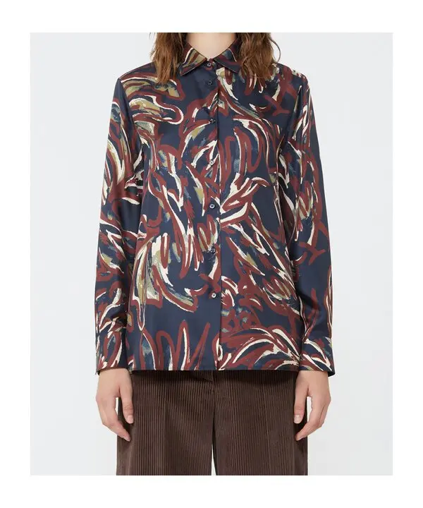 Max Mara Printed Twill Shirt