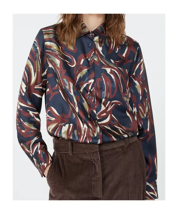 Max Mara Printed Twill Shirt