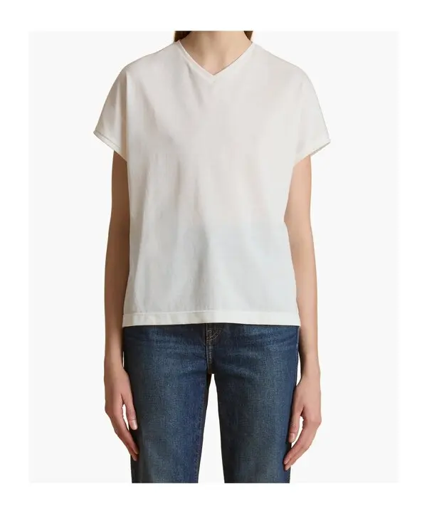 Khaite Devra V-neck T-shirt