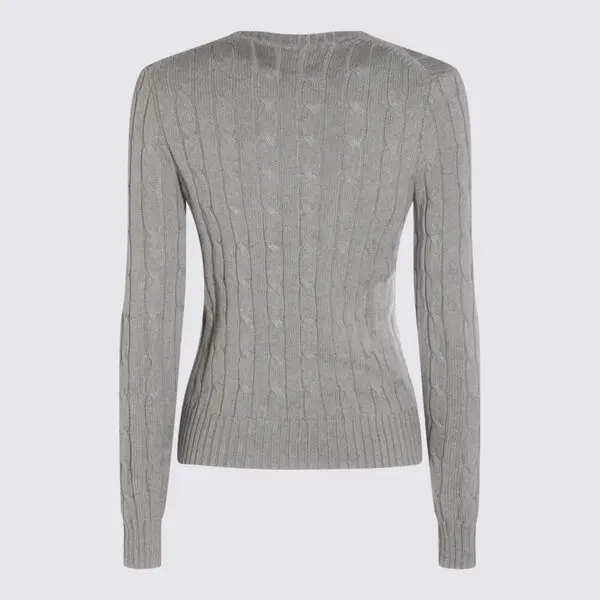 Polo Ralph Lauren Cable-knit Crew Neck Jumper - Grey