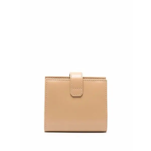 Givenchy Logo-plaque Leather Purse - Nude