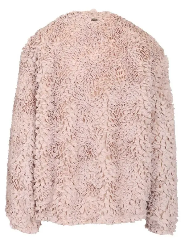 Herno Georgette Ruffled Tulle Jacket
