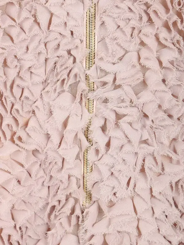 Herno Georgette Ruffled Tulle Jacket