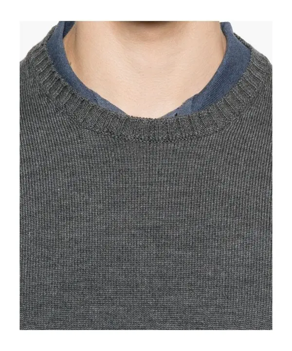 DRUMOHR Crew Neck Wool Sweater - Black