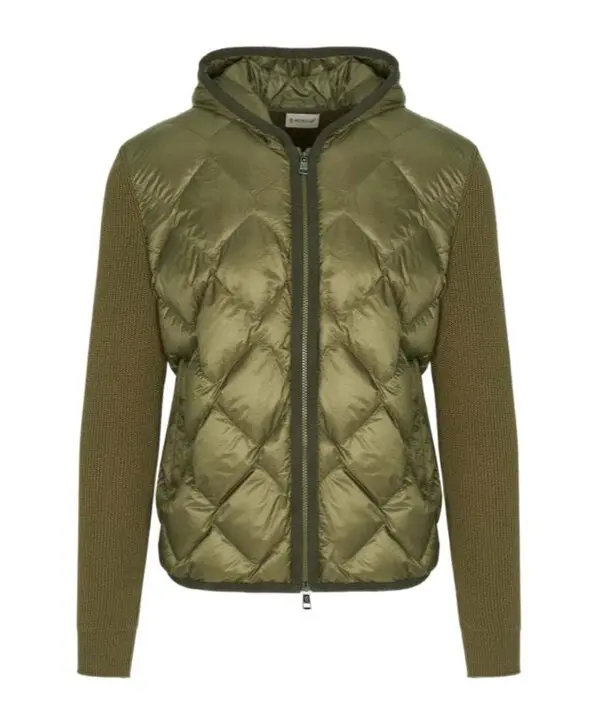 Moncler Hooded Quilted Down Jacket