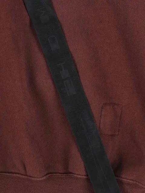 Rick Owens Oversized Drawstring Hoodie - Brown