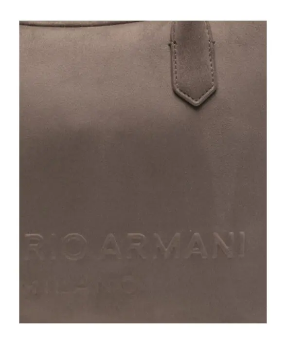 Emporio Armani Embossed Logo Tote Bag