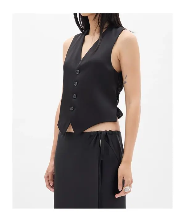 ANN DEMEULEMEESTER V-neck Tailored Waistcoat
