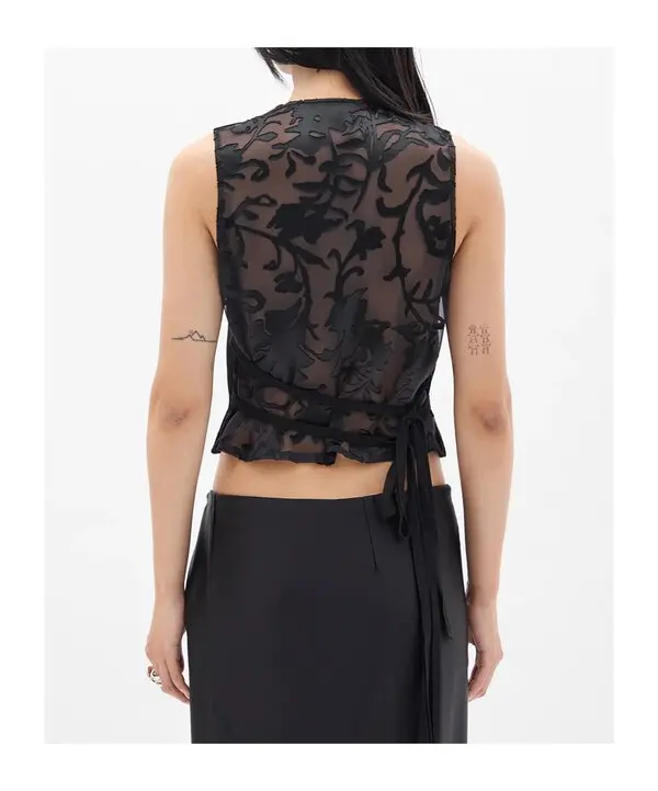 ANN DEMEULEMEESTER V-neck Tailored Waistcoat