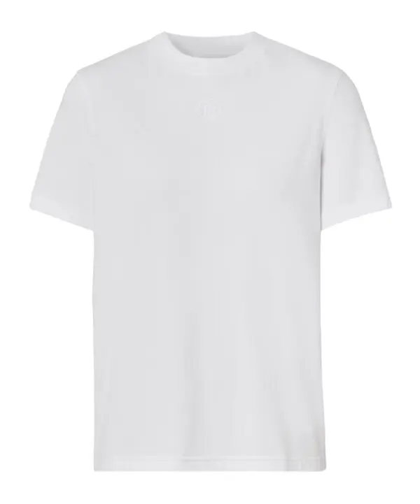 Burberry Embroidered Monogram T-shirt - White