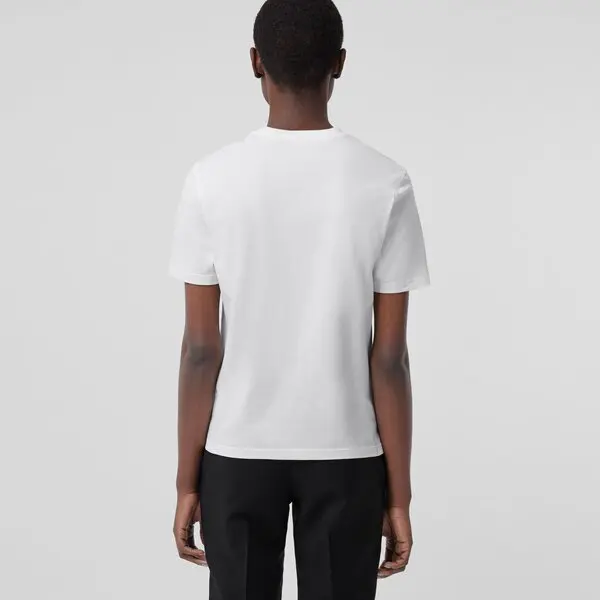 Burberry Embroidered Monogram T-shirt