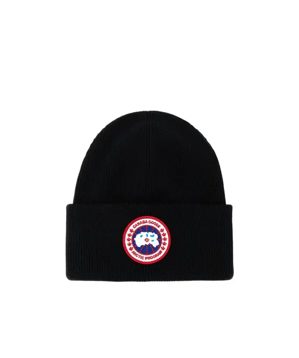 Canada Goose Arctic Disc Beanie Hat - Black