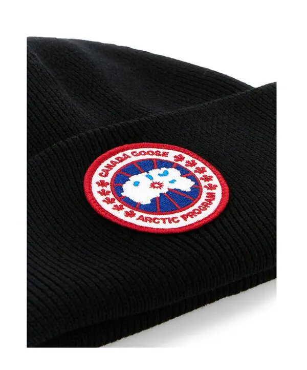 Canada Goose Arctic Disc Beanie Hat - Black