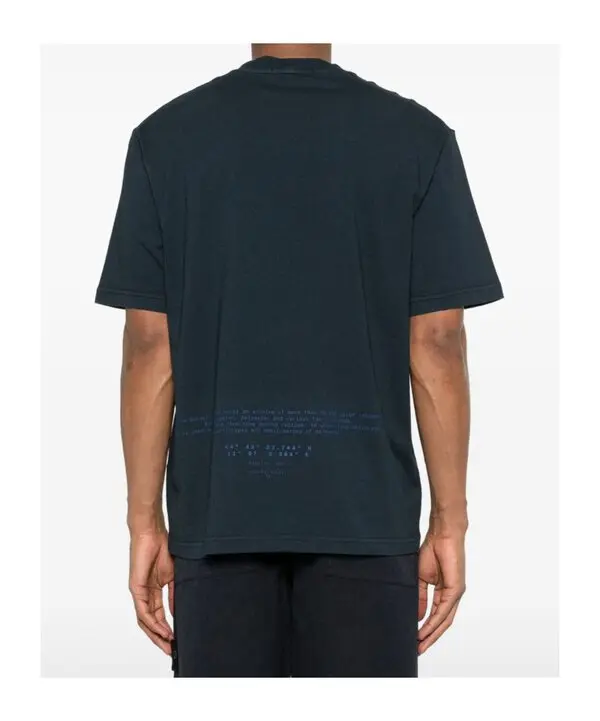 Stone Island Logo Print T-shirt