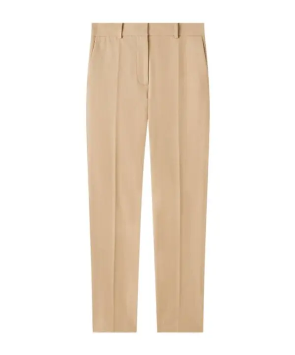 JOSEPH Coleman Slim-fit Tailored Trousers - Beige