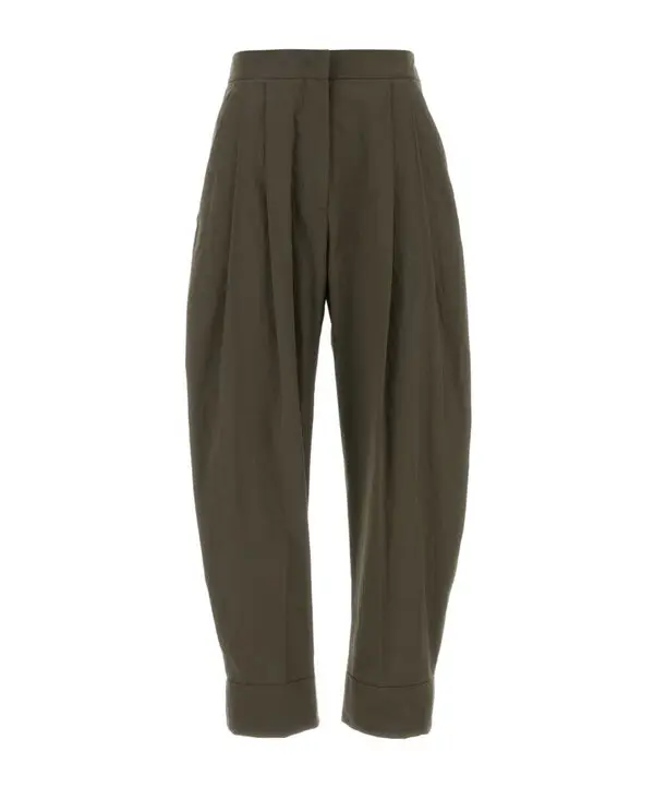 PT TORINO Cloe Pleated Trousers - Khaki