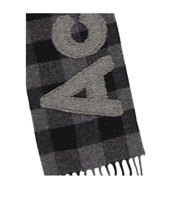 Acne Studios Veda Skinny Wool Blend Scarf - Black