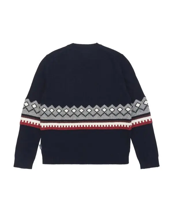 Burberry Fair Isle Knit Sweater - Black