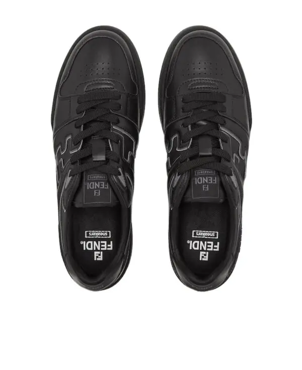 Fendi Match Low Top Sneakers - Black