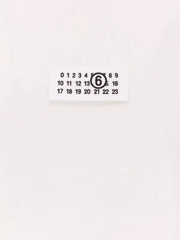 MAISON MARGIELA Logo Patch Crewneck T-shirt - White