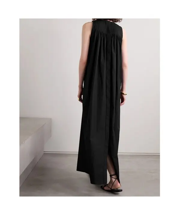 RÓHE Sleeveless Maxi Poplin Dress