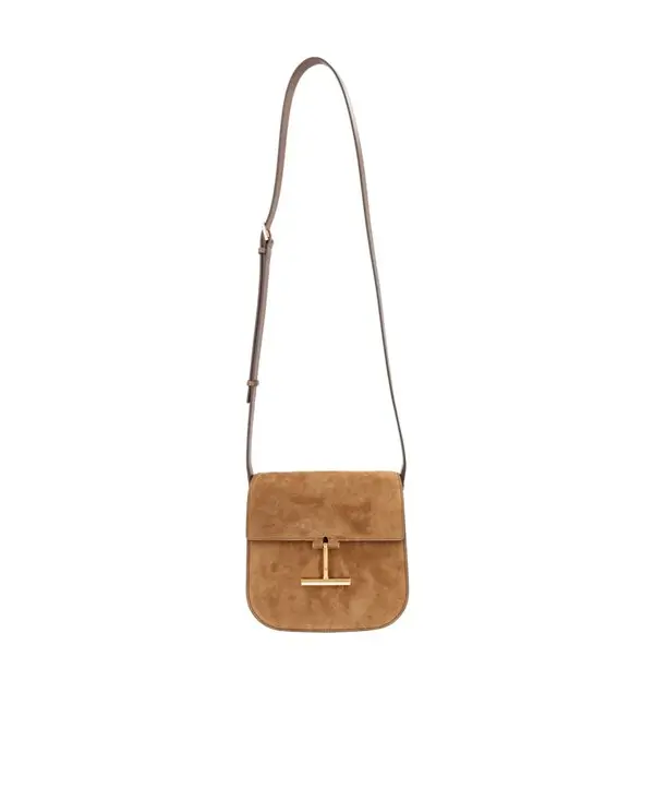 TOM FORD Flap Shoulder Bag - Brown