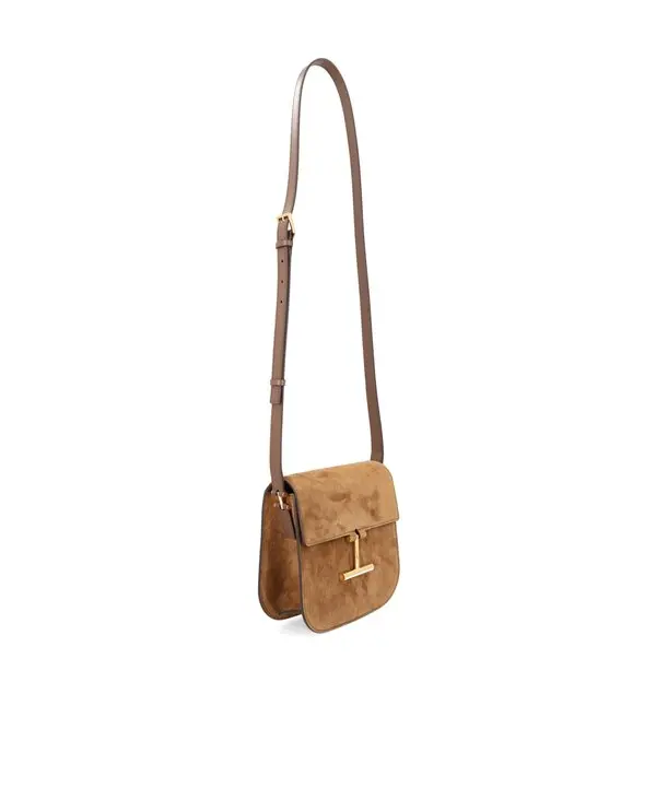 TOM FORD Flap Shoulder Bag - Brown