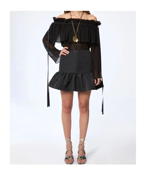 Nina Ricci Mini Peplum Skirt