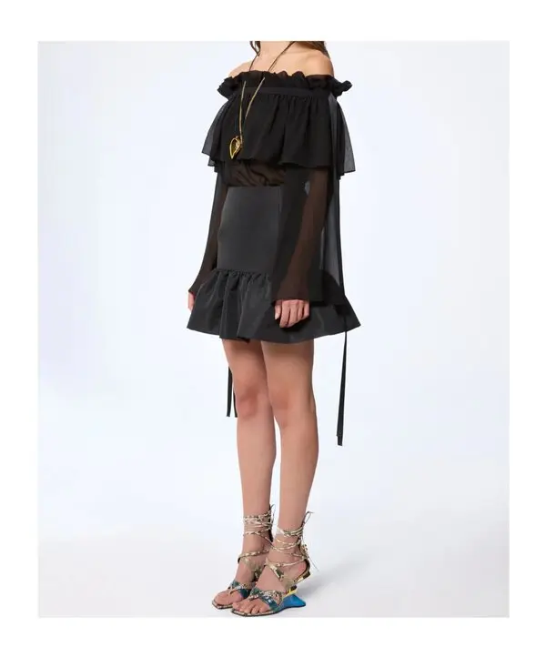 Nina Ricci Mini Peplum Skirt