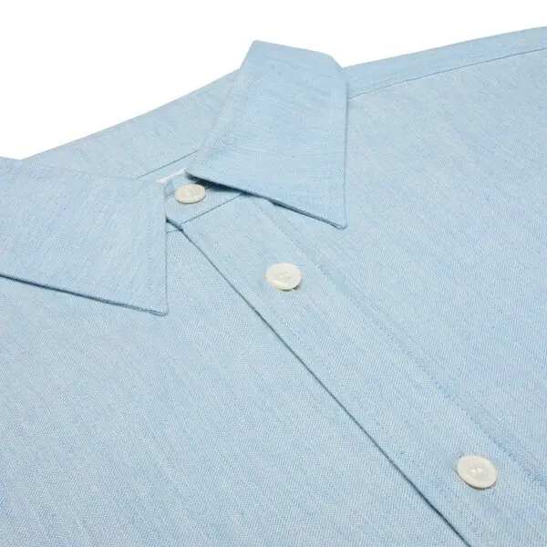 Celine Relaxed Shirt In Chambray Cotton