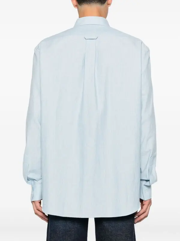 Celine Relaxed Shirt In Chambray Cotton
