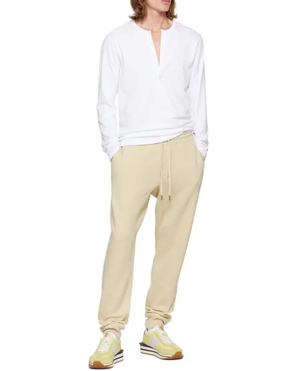 TOM FORD Henley Crewneck T-shirt - White