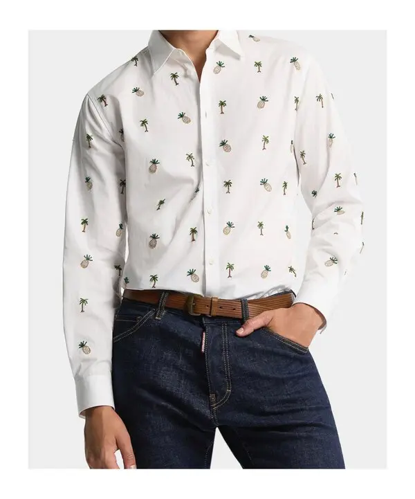 Dsquared2 Embroidered Motif Shirt