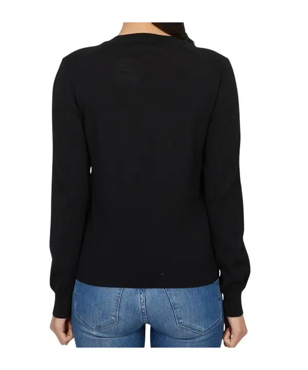 Comme Des Garçons Long Sleeve V-neck Sweater
