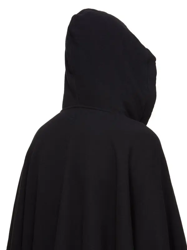 Rick Owens Asymmetrical Hem Poncho