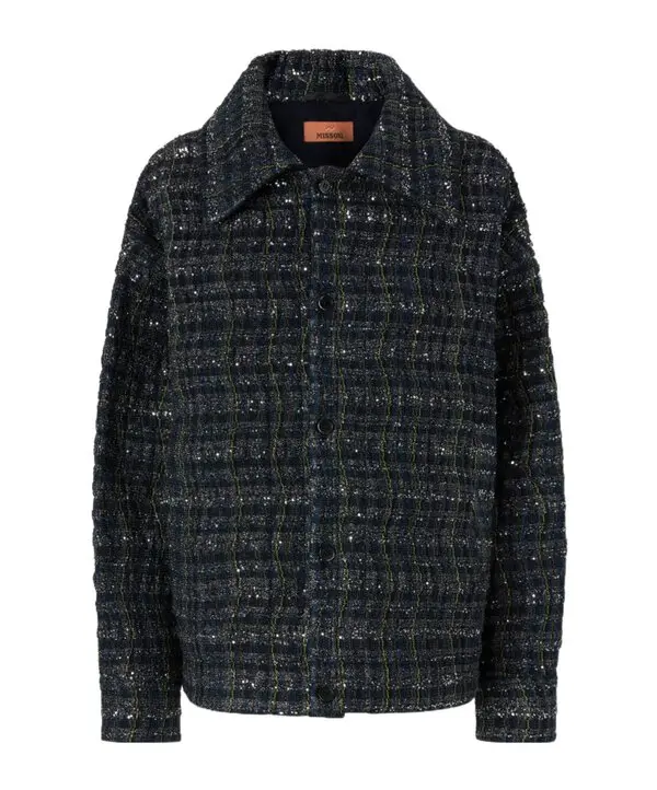 Missoni Wave Check Patterned Overshirt
