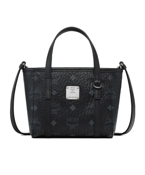 Mcm Mini Toni Top-zip Tote Bag - Black