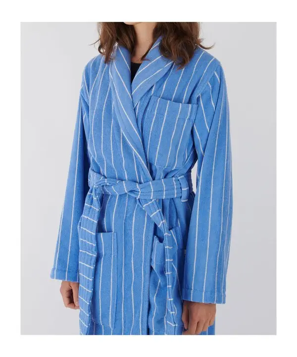 TEKLA Striped Bathrobe