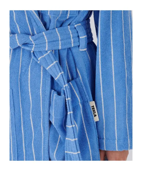 TEKLA Striped Bathrobe