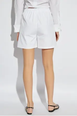 Max Mara Cotton Poplin Shorts