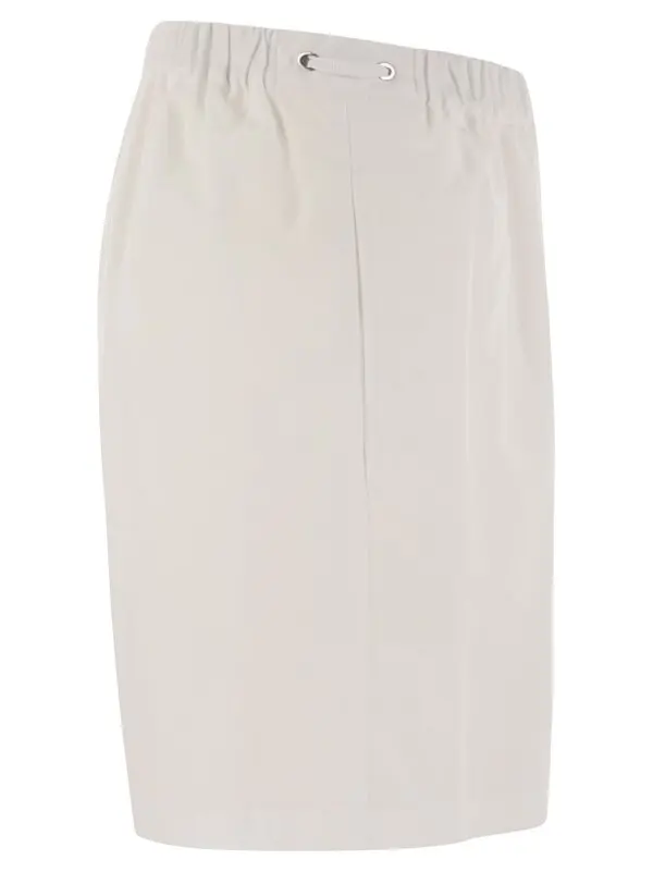Max Mara Cotton Poplin Shorts