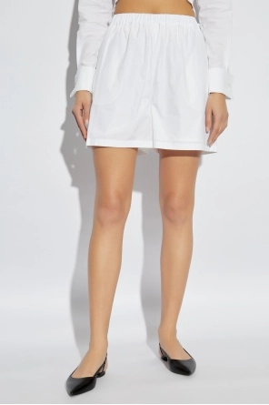 Max Mara Cotton Poplin Shorts