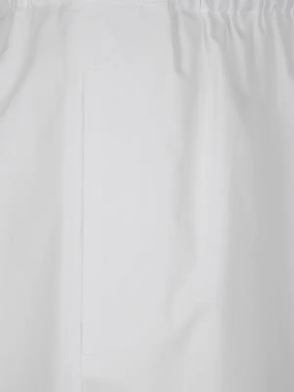 Max Mara Cotton Poplin Shorts