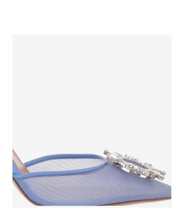 Amina Muaddi Open-toe Crystal Embellished Sandals