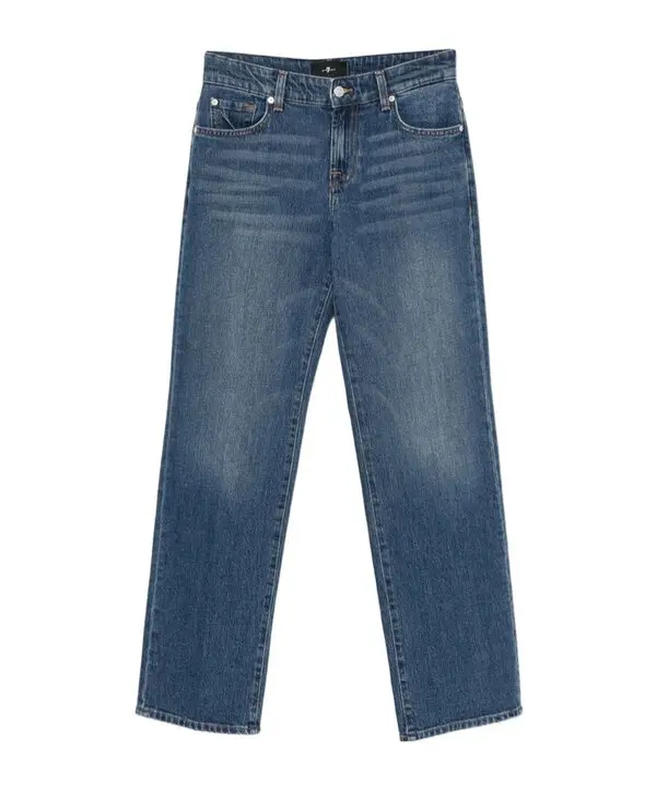 7 For All Mankind Bleached Effect Jeans