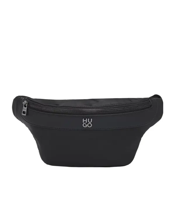 Hugo Boss Logo Plaque Belt Bag - Black