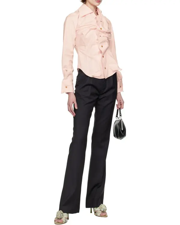 VIVIENNE WESTWOOD Orb Embroidered Buttoned Shirt - Pink